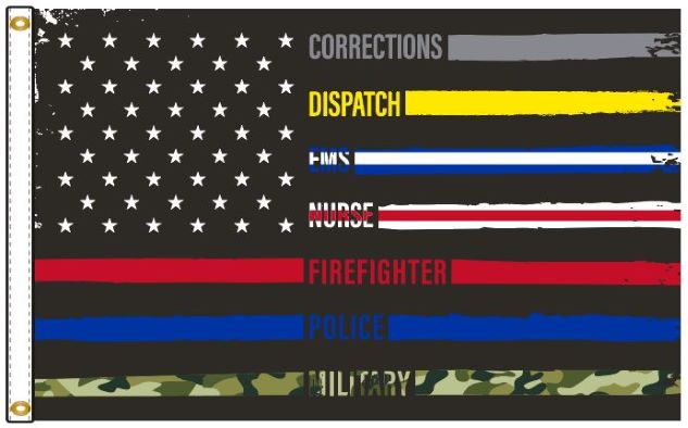 America Strong, First Responder Flags | Flag Works over America